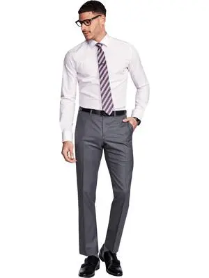 INDOCHINO Harrogate Wool/cashmere Tailored Pants - Gray