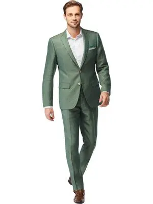 INDOCHINO Sailsbury Linen Suit - Green