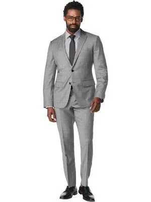 INDOCHINO Harrogate Glen Check Blazer - Gray