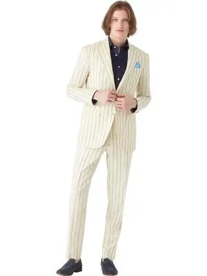 INDOCHINO Kingsbury Wide Stripe Blazer - Ivory