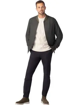 INDOCHINO INDOCHINO Hayward Flannel Bomber Jacket Olive