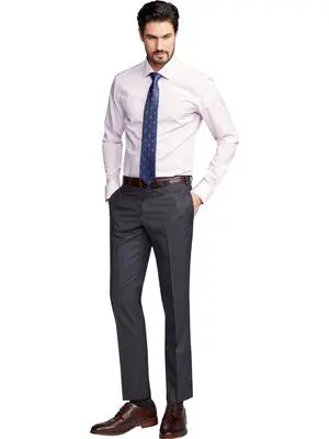 INDOCHINO Harrogate Charcoal Wool/cashmere Trousers - Gray