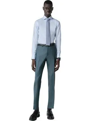 INDOCHINO Mezzana Flannel Pants - Teal