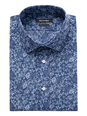 INDOCHINO Kettleby Floral Shirt - Blue