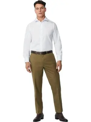INDOCHINO Howell Wool Stretch Pants - Olive