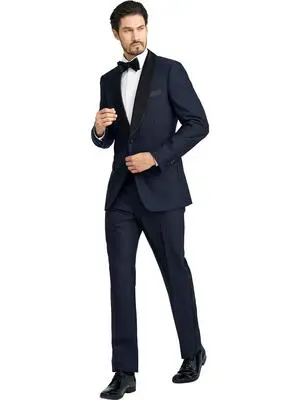 INDOCHINO Hampton Midnight Tuxedo Suit - Blue