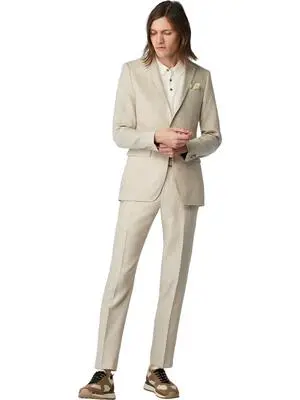 INDOCHINO Madesimo Linen Blazer - Sand