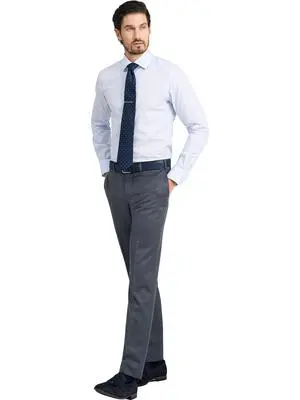 INDOCHINO Cavalry Twill Wool Pants - Gray