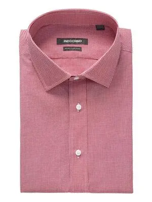 INDOCHINO Hanwell Mini Gingham Red Shirt Red