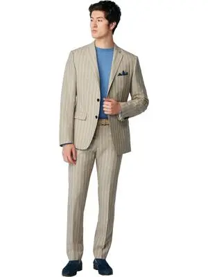 INDOCHINO Lightcliffe Stripe Blazer - Sand