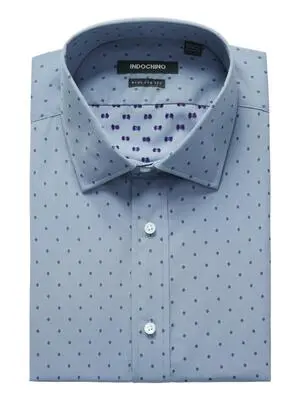 INDOCHINO Hyde Dobby Shirt - Blue