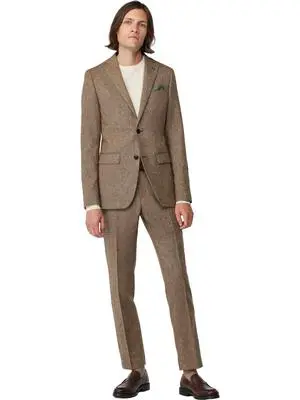 INDOCHINO INDOCHINO Beckenham Nailhead Flannel Blazer