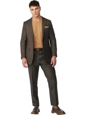 INDOCHINO Highbridge Nailhead Suit - Brown