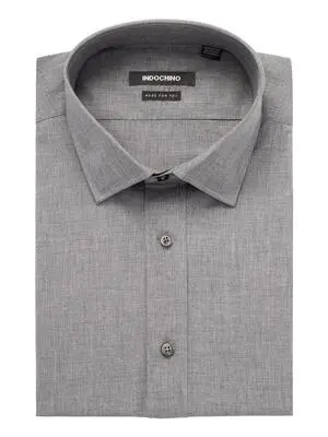 INDOCHINO Ospringe Chambray Shirt - Gray