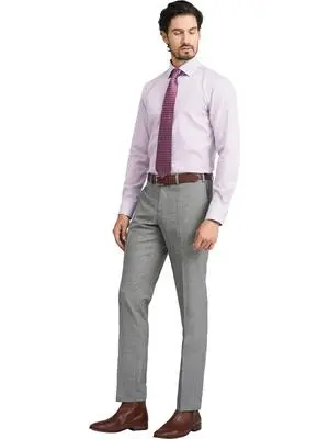 INDOCHINO Hayle Sharkskin Tailored Trousers - Gray