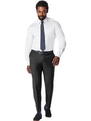 INDOCHINO Hexham Wool Blend Pants Black