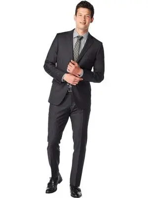 INDOCHINO Hexham Charcoal Blazer - Gray