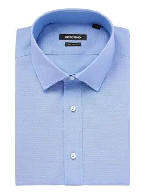 INDOCHINO Oxley Dobby Shirt - Blue