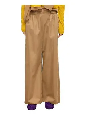 LESET Yoshi Wide Leg Boxer Pants - Camel
