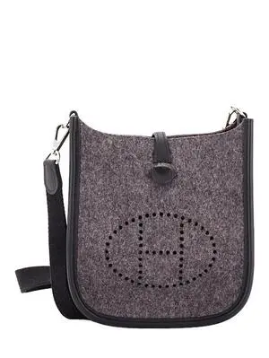 Hermès Tpm Evelyne Bag Gen Iii Felt - Gray