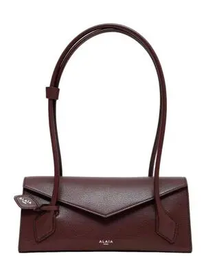 Alaïa Le Teckel Small Leather Shoulder Bag Red