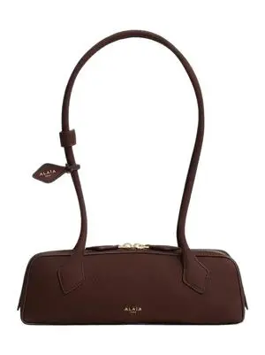 Alaïa Alaïa Le Teckel Small Leather Shoulder Bag Brown