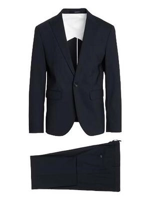 Dsquared2 Suit Size Virgin Wool, Elastane - Blue
