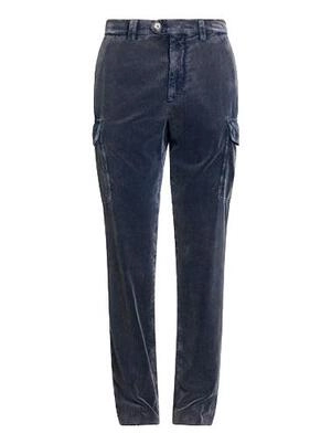 Brunello Cucinelli Cotton Corduroy Cargo Pants - Blue