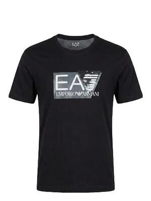 EA7 T-shirt Size Cotton - Black