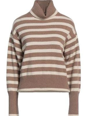 SEMICOUTURE SEMICOUTURE Striped Cashmere Turtleneck