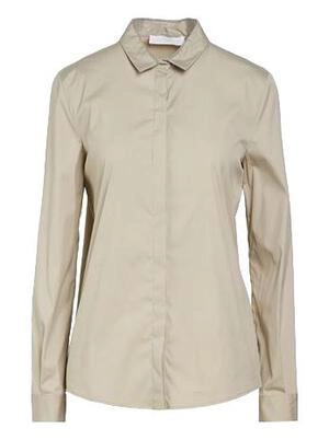 Fabiana Filippi Cotton, Polyamide, And Elastane Shirt - Beige