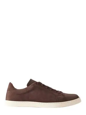 George Cleverley Jack Iii Leather Sneakers - Brown