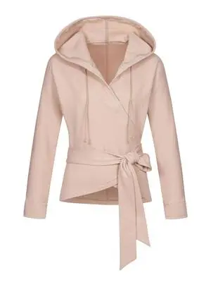 MARIANNA DÉRI Wrap Hoodie - Brown