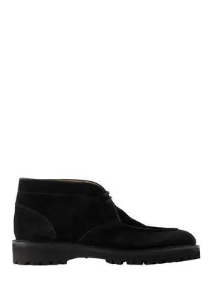 John Lobb Suede Chukka Boots - Black