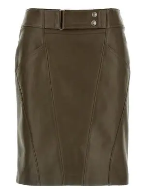 TOM FORD Leather Pencil Skirt - No