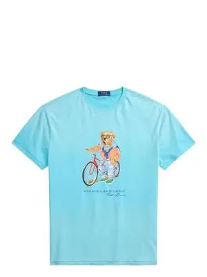 Ralph Lauren Polo Bear Print T-shirt - Torquoise