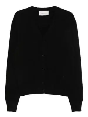 AMI Paris V-neck Cardigan - Black