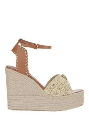 VERSACE La Medusa Wedge Sandals