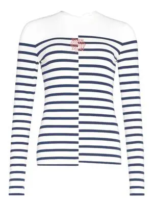 JEAN PAUL GAULTIER Striped Long Sleeve Knitwear - No
