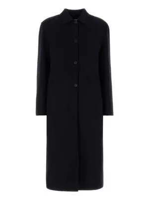 JIL SANDER Long-sleeved Coat - Black