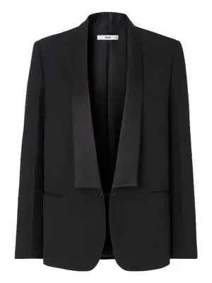 Fendi Grain De Poudre Blazer - Black