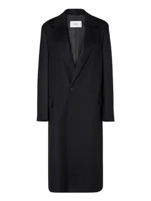 Fendi Cashmere Single-breasted Coat - Black