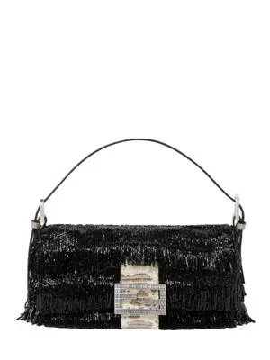 Fendi Baguette 26424 Re Edition Bag - Black