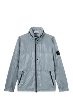 Stone Island Hooded Water-resistant Jacket - Ash Grey