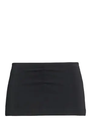 Balenciaga Basic Color Split Skirt - Black