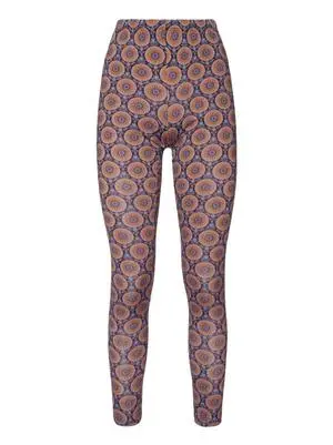 La DoubleJ Geometric-print Leggings - Multicolor