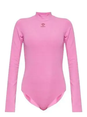 Versace VERSACE Long Sleeve High Neck Bodysuit No