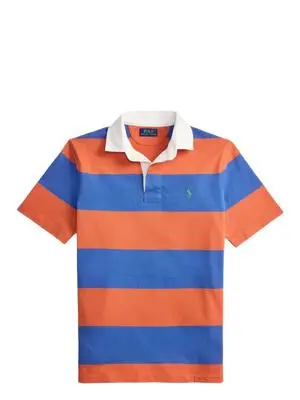 Polo Ralph Lauren Striped Rugby Polo Shirt - Orange