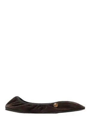 Versace Medallion Detail Ballet Flats - No