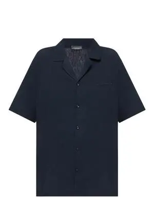 Emporio Armani Short-sleeve Shirt - Navy